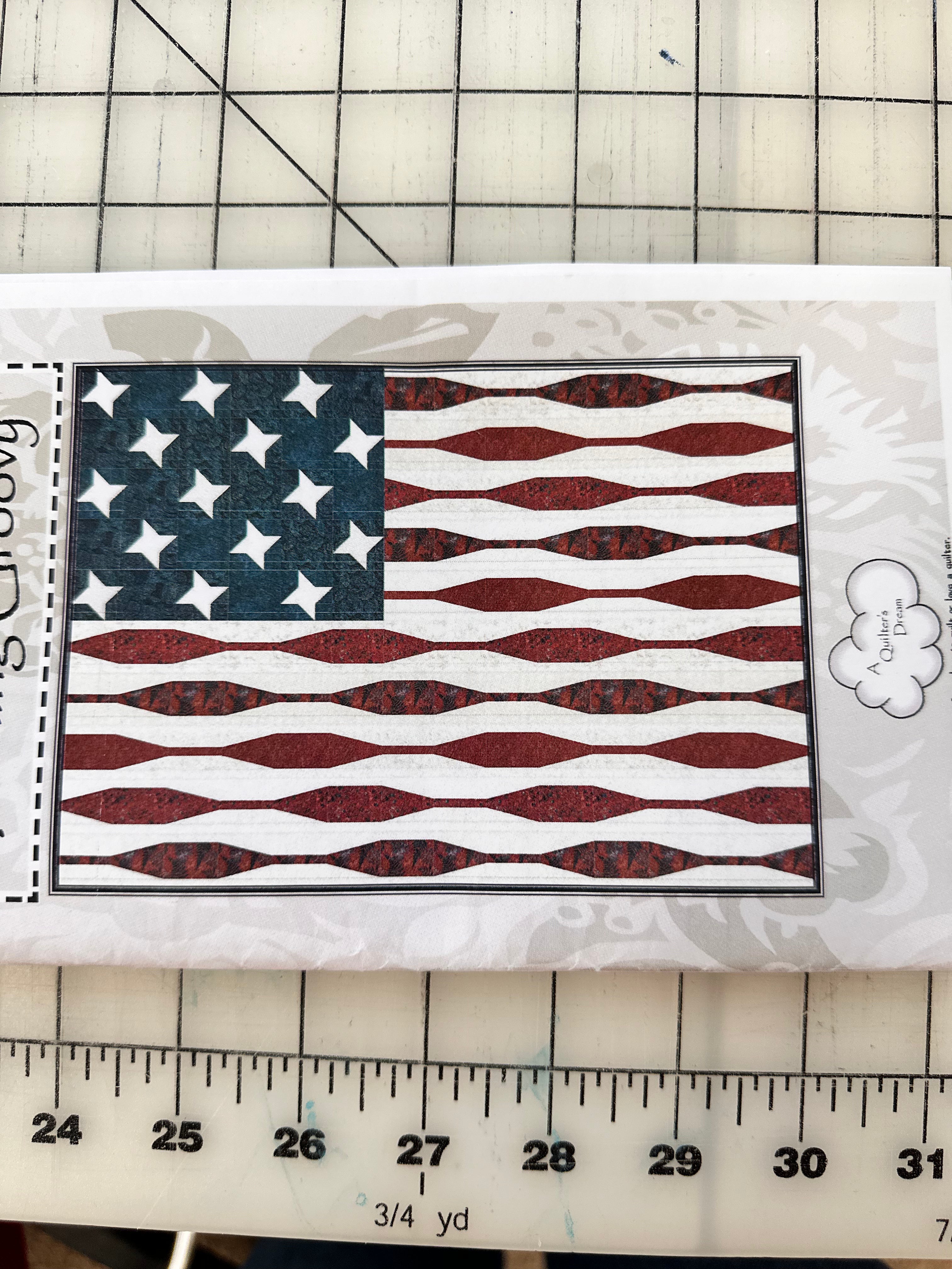Feeling Groovy Flag quilt kit – Sewsalot Fabrics