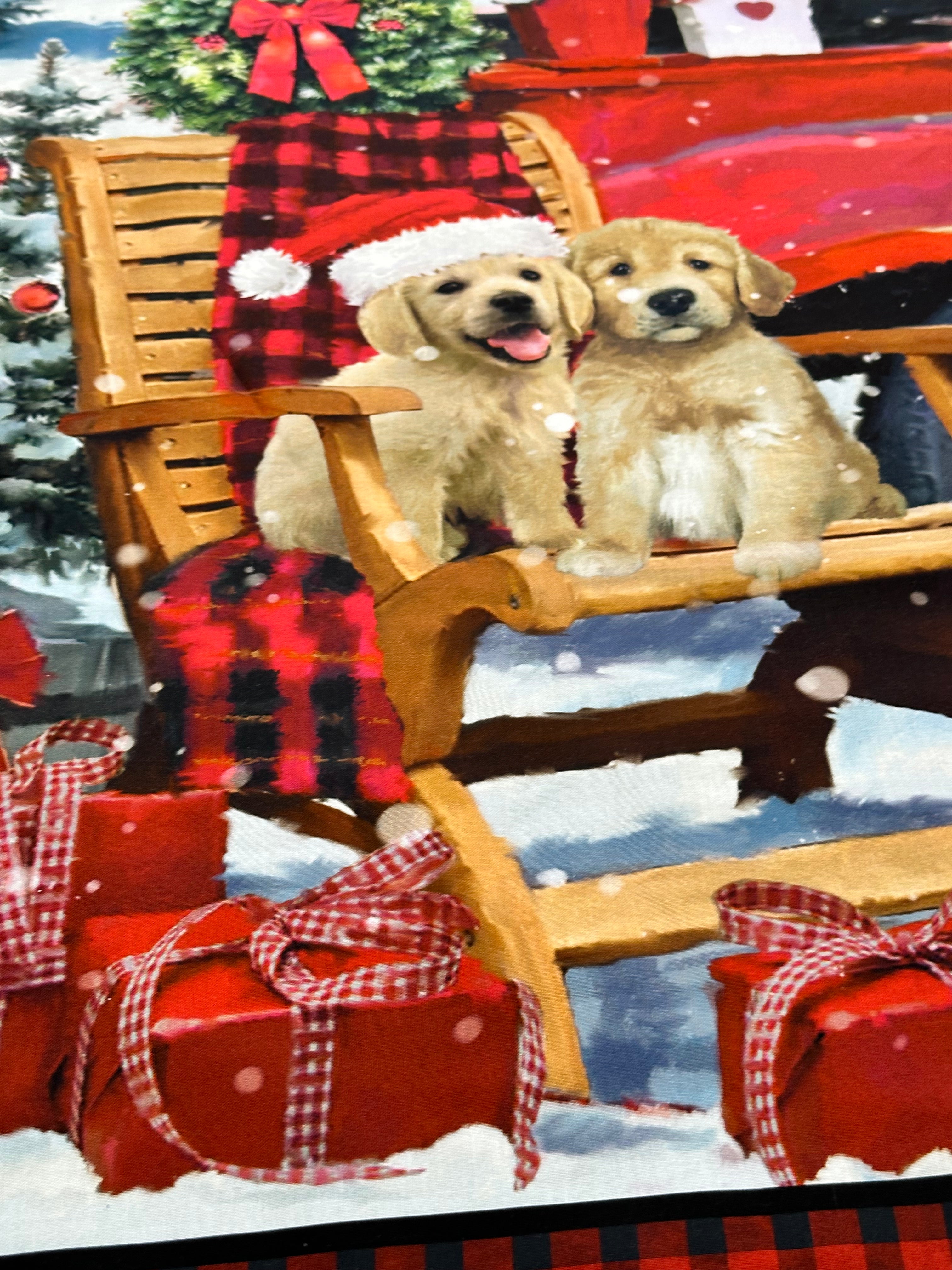 Northcott Golden Christmas Pre cut quilt kit 65”x 73” – Sewsalot Fabrics